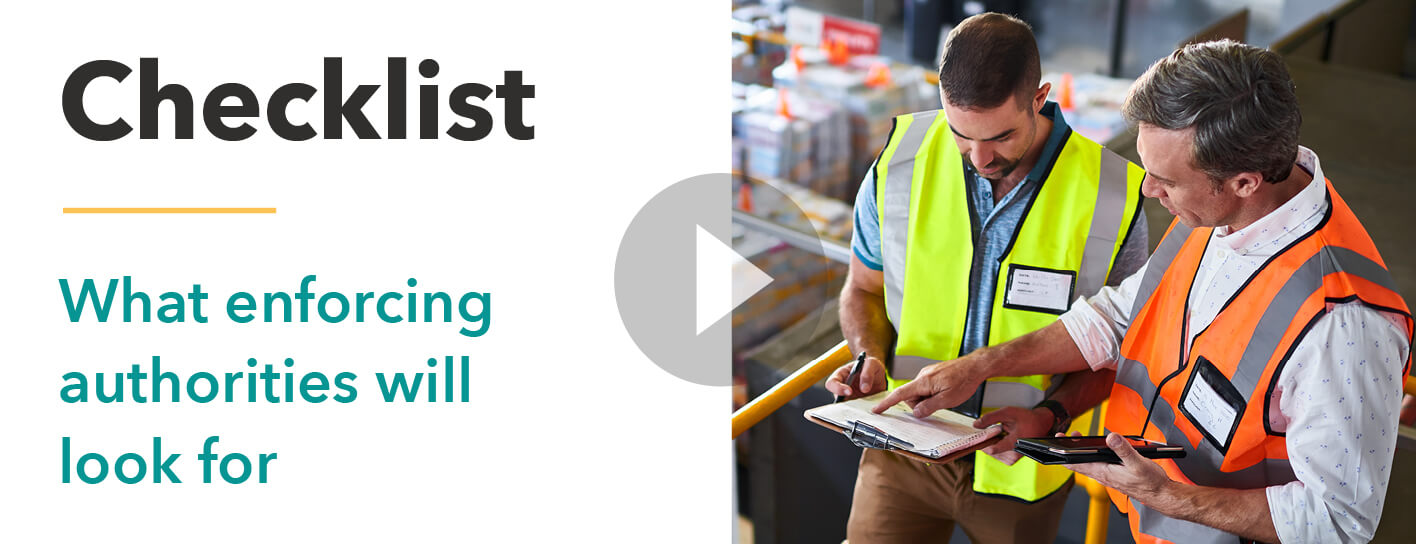 Checklist - What Health & Safety enforcing authorities look for | Citation